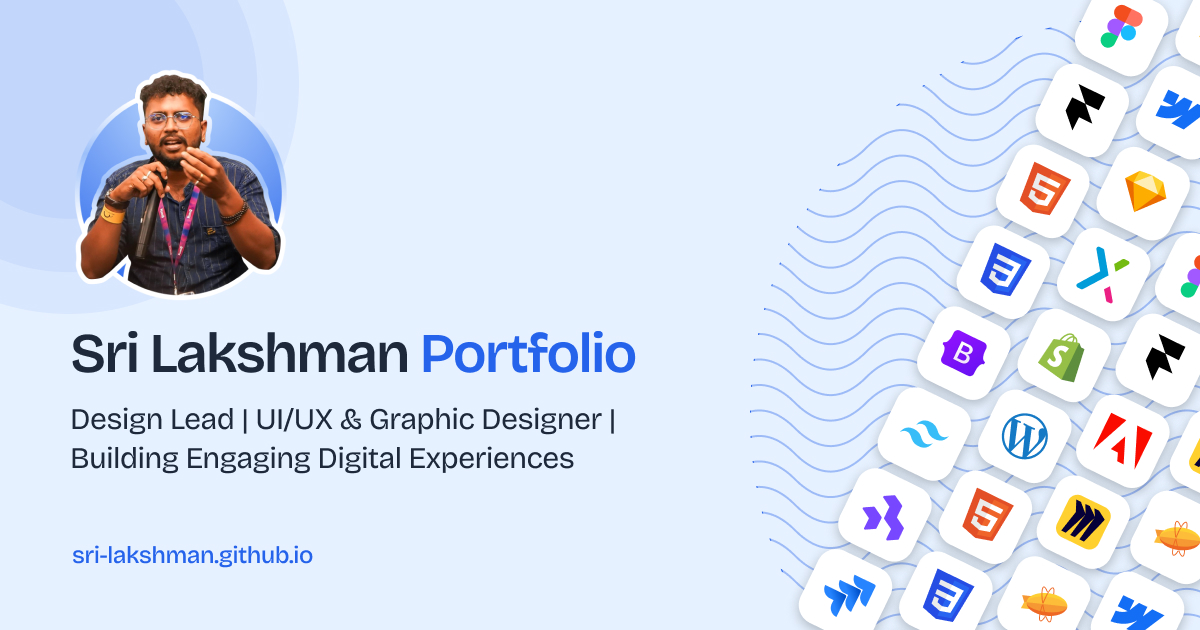 Portfolio of Sri Lakshman | UI/UX, Web & Graphic Design Expert